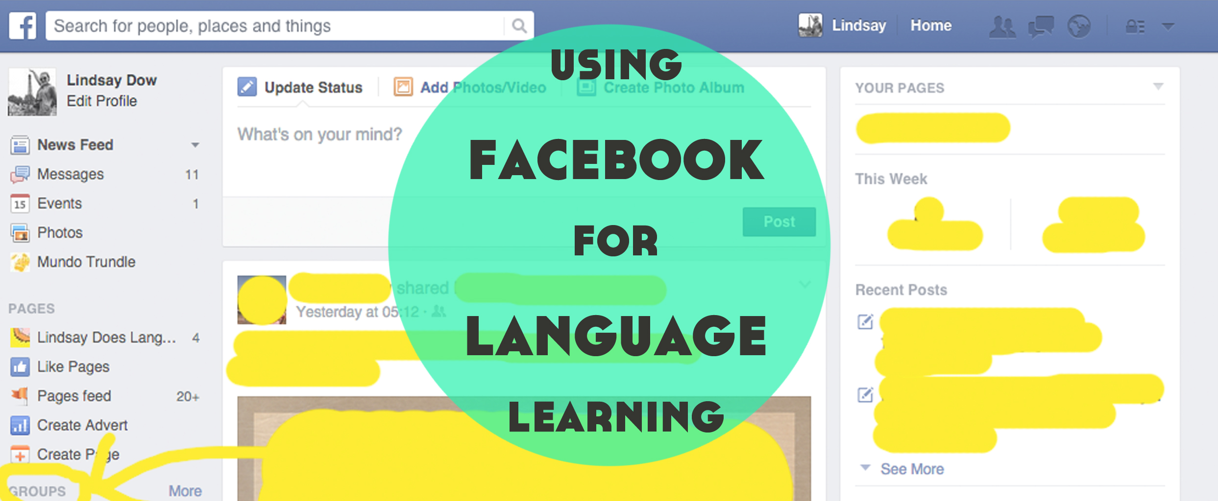 Using Facebook for Language Learning - Lindsay Does Languages